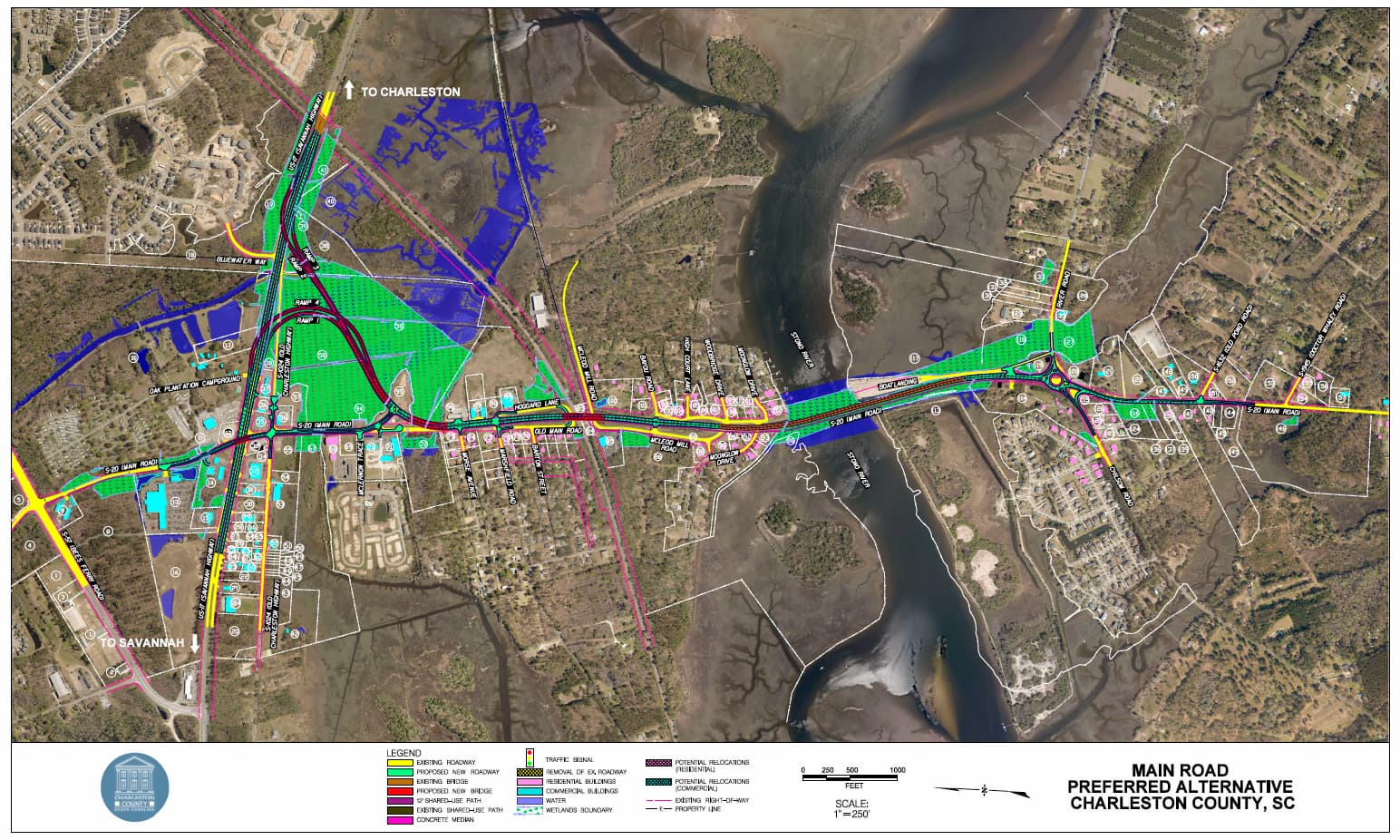 Updated Preferred Alternative | US 17 & Main Road Project